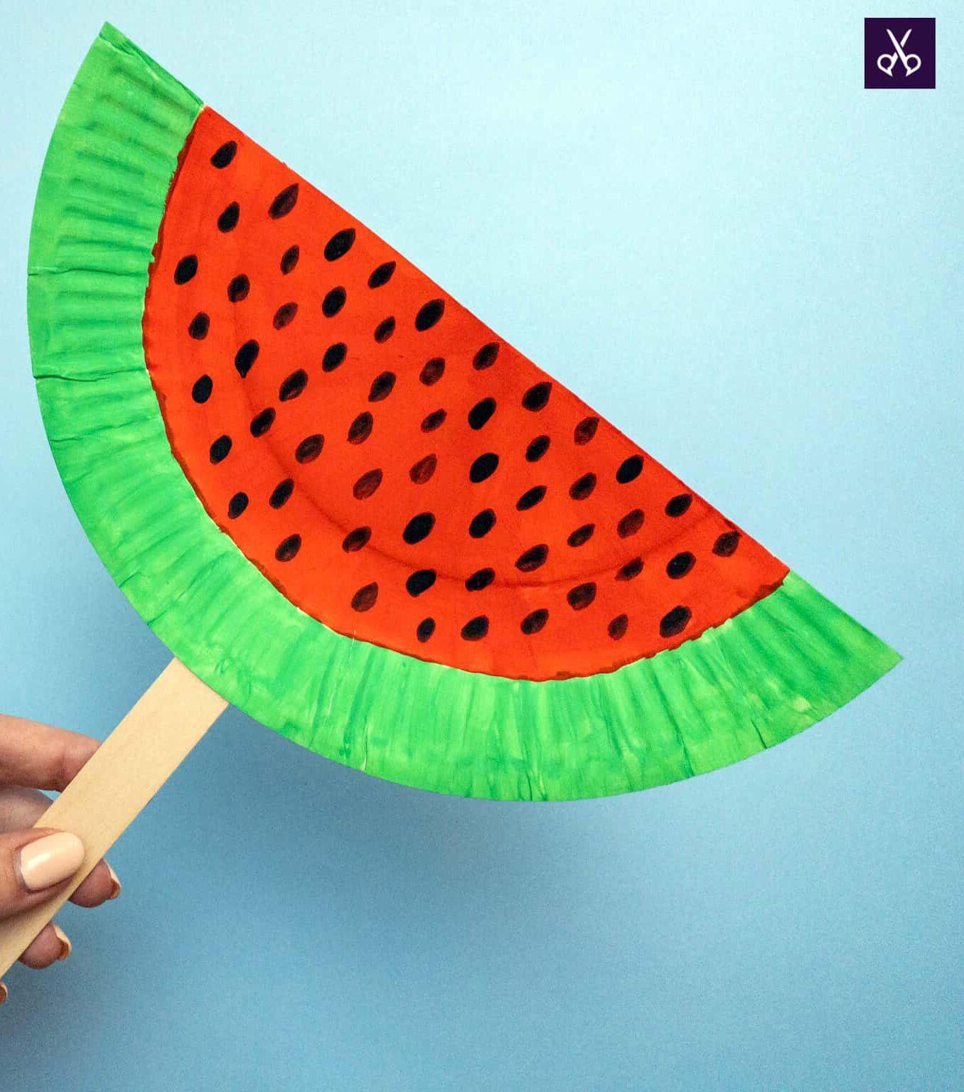 Chill out with this watermelon fan craft idea | CCRC
